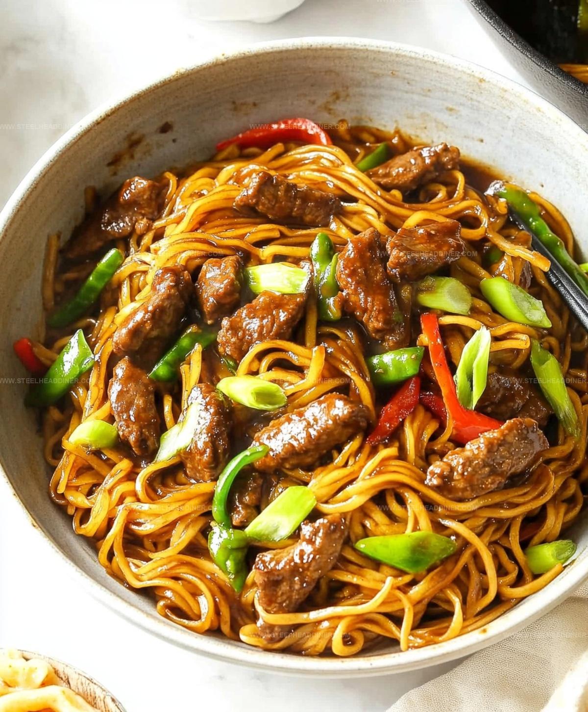 Sizzling Beef Stir Fry With Noodles And Sticky Sauce Recipe - Steelhead ...