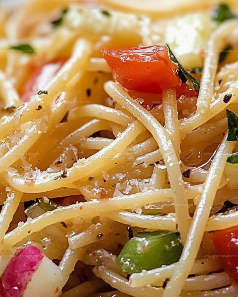 Zesty Cold Spaghetti Pasta Salad Recipe for Summer Picnics - Steelhead ...
