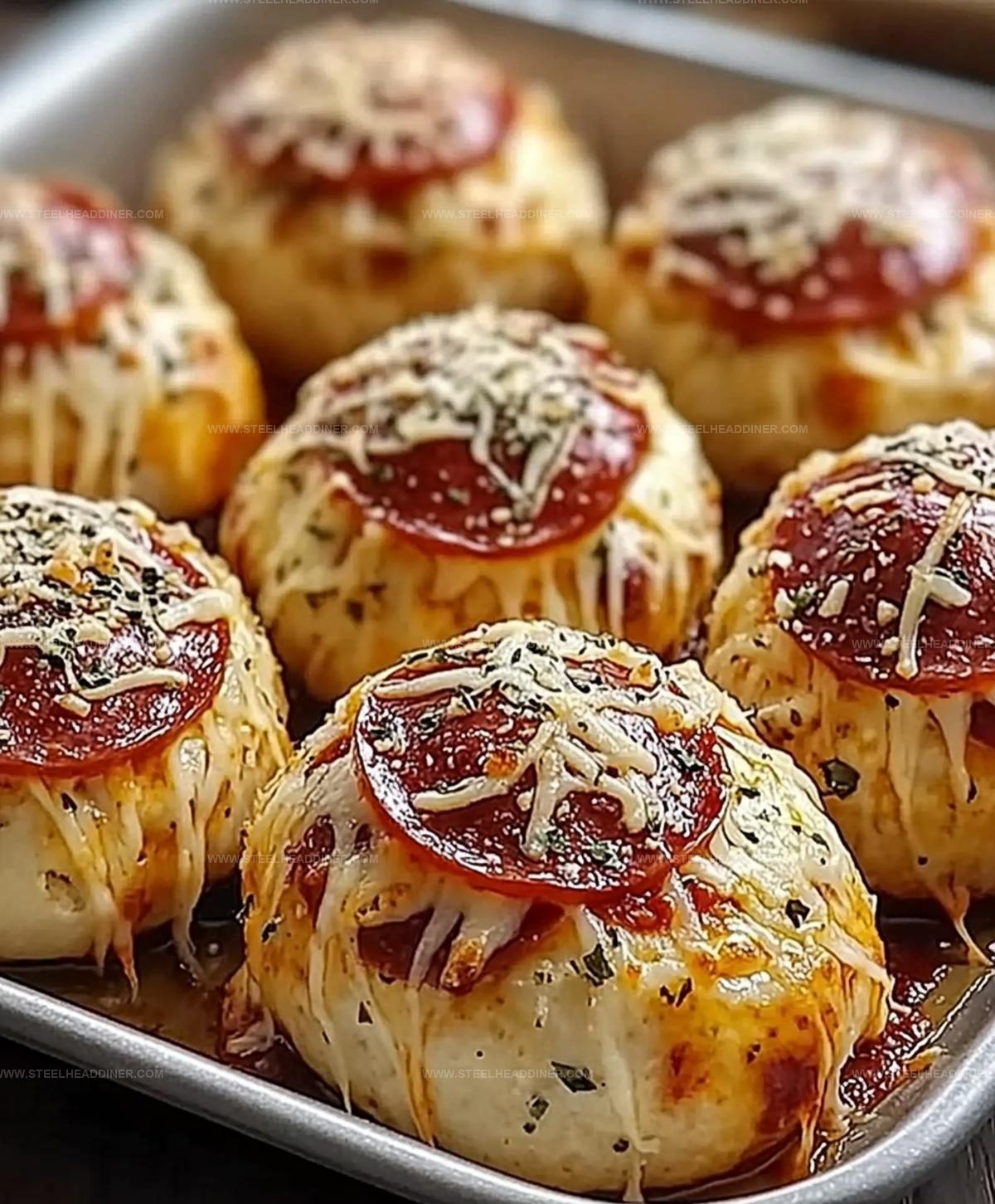 Fluffy Homemade Pepperoni Pizza Bombs Recipe: Pure Joy In A Bite ...