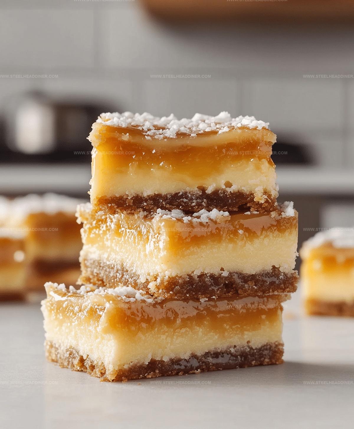 Irresistible Gooey Salted Caramel Butter Cake Bars Recipe - Steelhead Diner