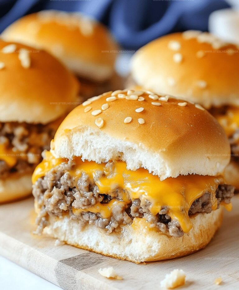 Juicy Homemade Cheeseburger Sliders Recipe Everyone Will Love ...