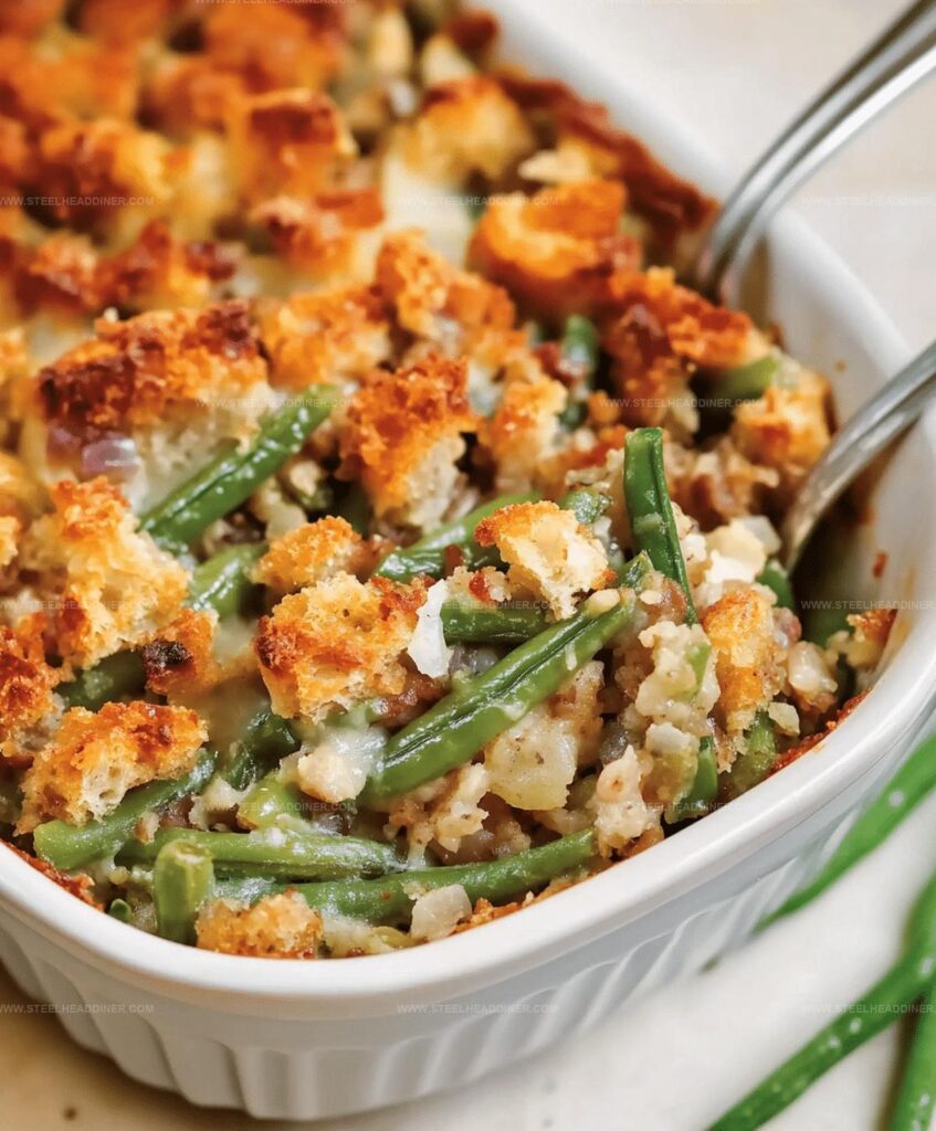 Cozy Green Bean Stuffing Casserole Recipe for Family Dinners ...