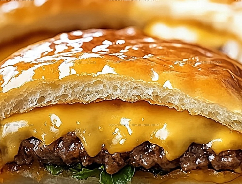 Sizzling Homemade Cheeseburger Pockets Recipe for Burger Lovers ...